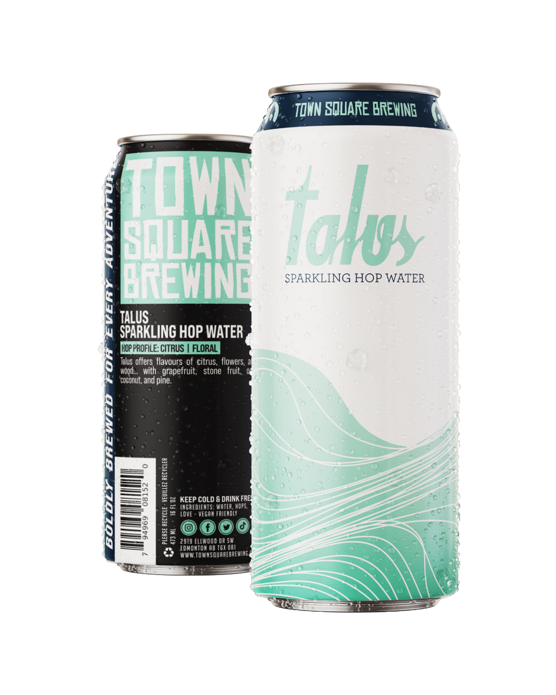 TALUS SPARKLING HOP WATER | Town Square Brewing Shop